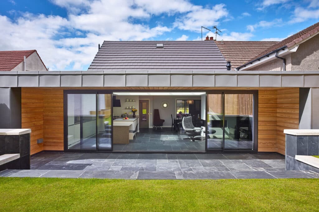 Contemporary extension to Scottish home - Sunflex UK