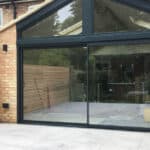 SVG30 sliding door and gable end glazing installed in Hammersmith ...