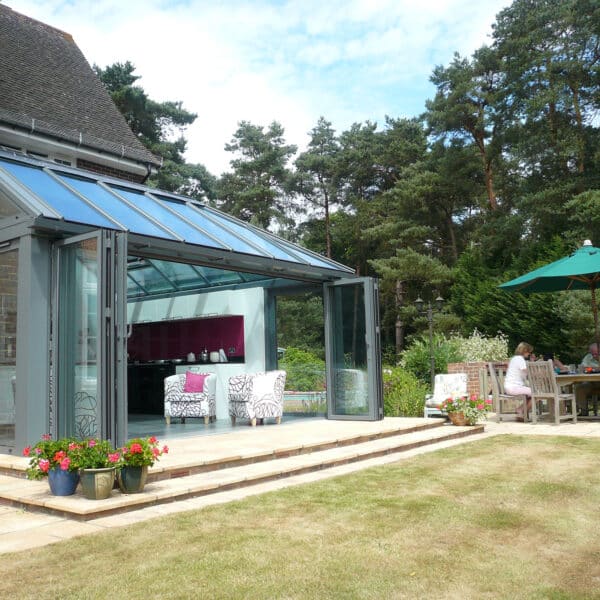 Lean To Glass Roofs | Glass Conservatory Roofs | Sunflex UK
