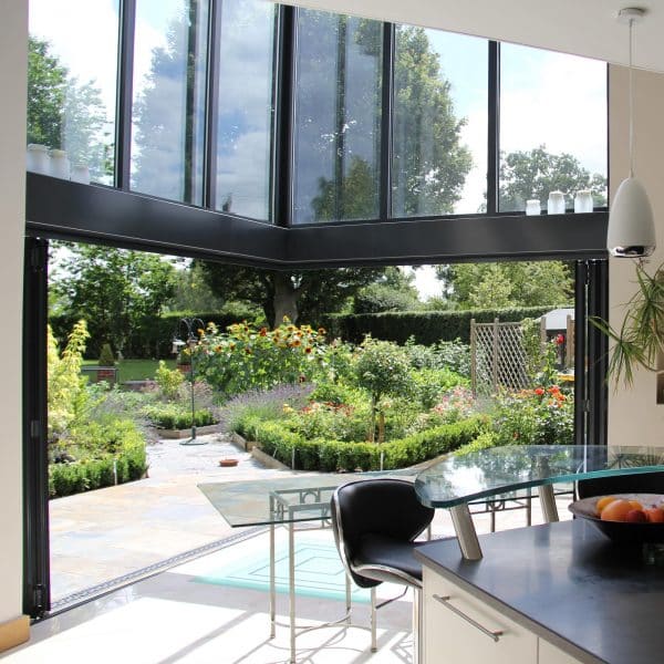 Corner Bifold Doors | Open Corner Doors | Sunflex UK